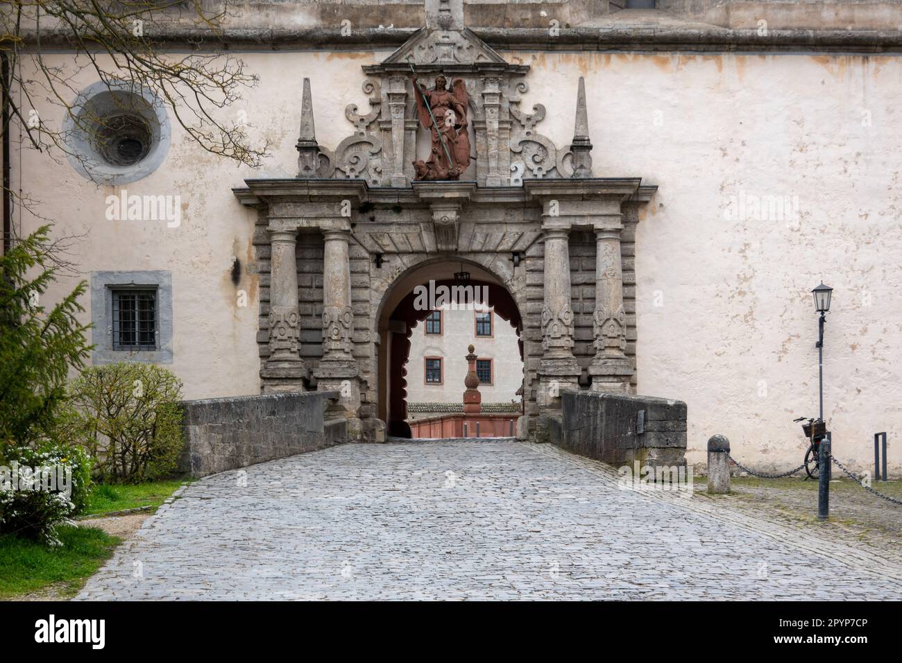 Burgtor . Castle Gate . Festung Marienberg . Würzburg . Deutschland ...