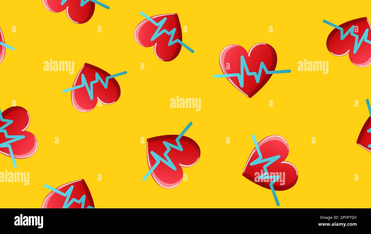 Endless seamless pattern of medical scientific medical objects of ...