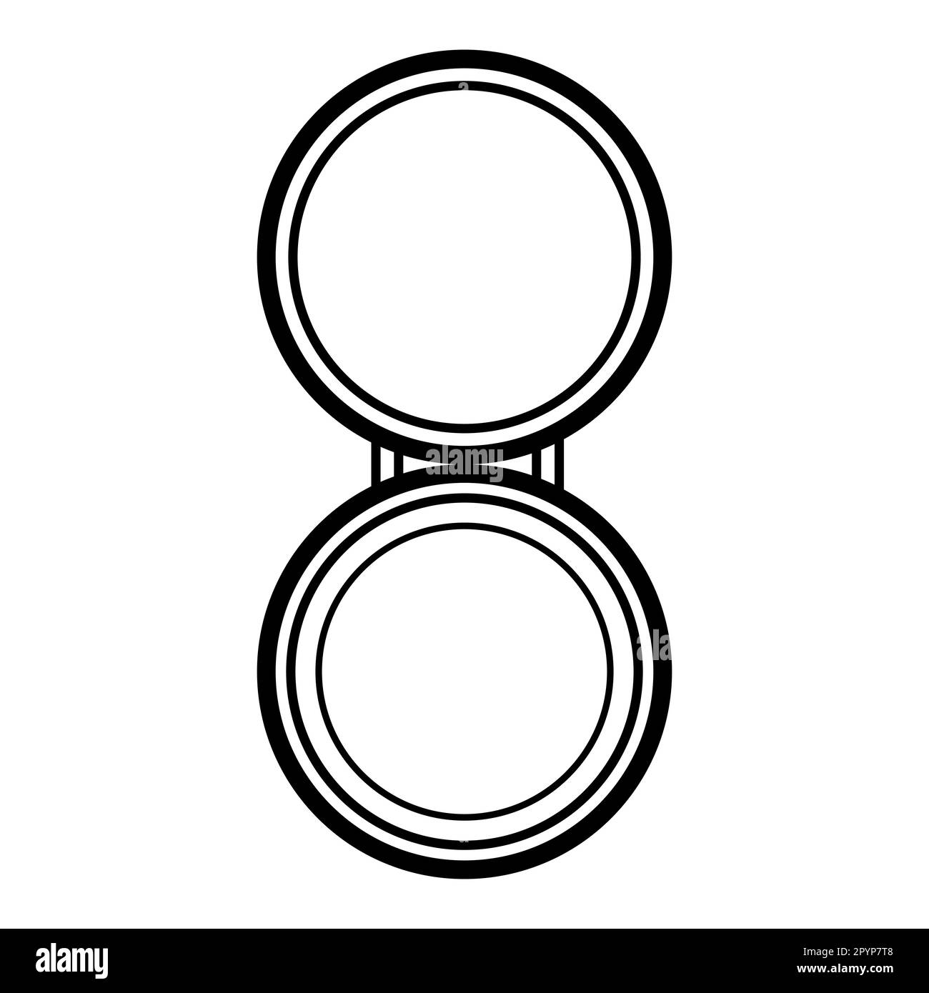 Makeup Compact Clipart Black And White