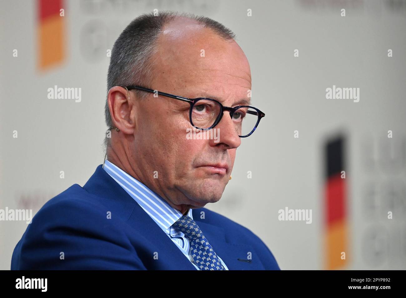 Gmund, Deutschland. 04th May, 2023. Friedrich Merz, MdB, chairman of the CDU Germanys and ...