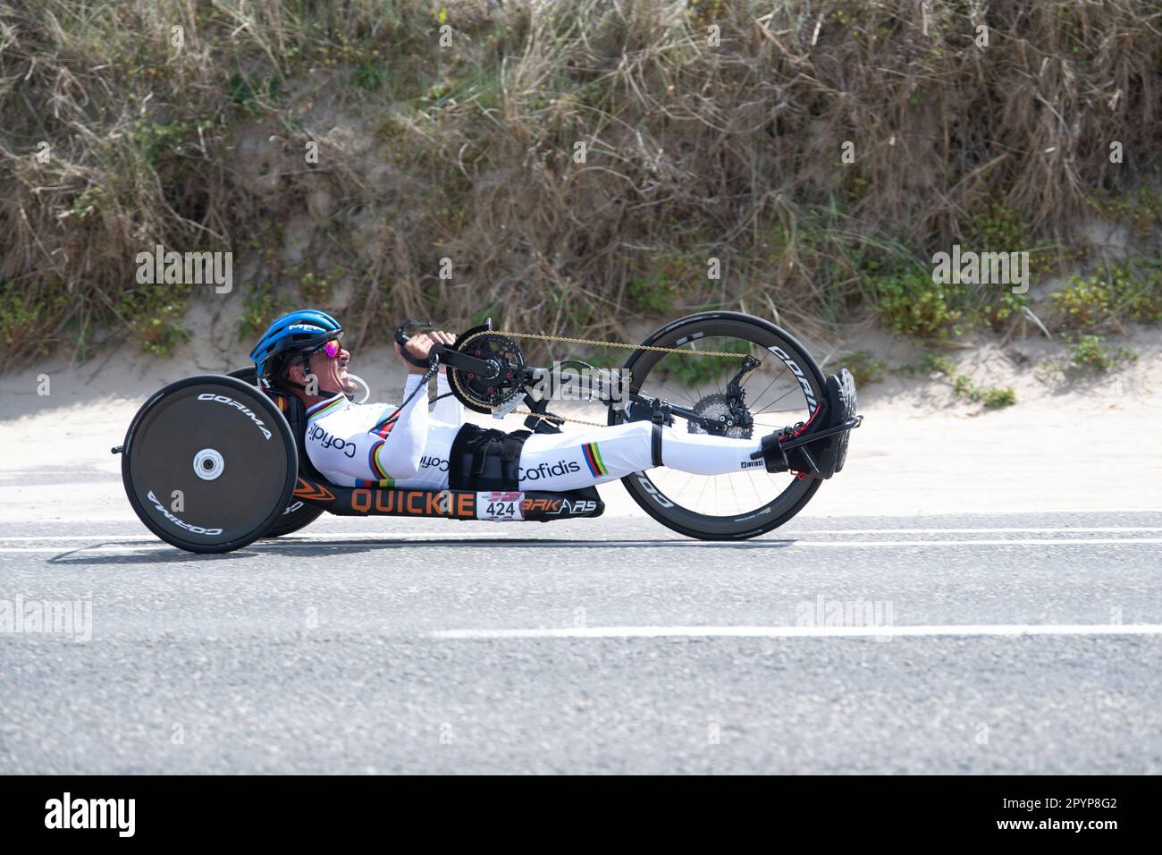 UCI Paracycling, Ostend World Cup Time Trial, 04 May 2023 Sergio Munoz ...