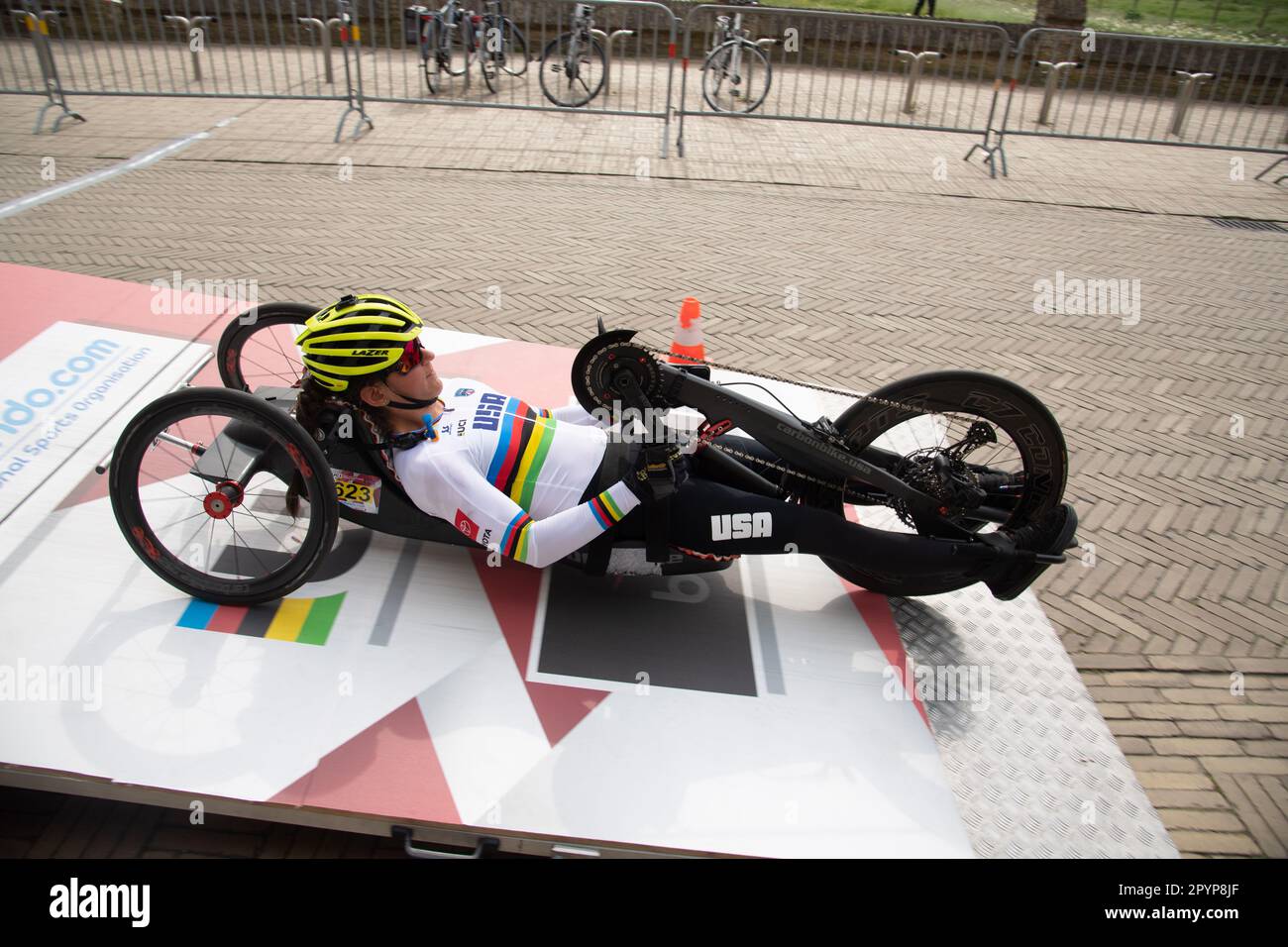 UCI Paracycling, Ostend World Cup Time Trial, 04 May 2023 Kate Brim of ...