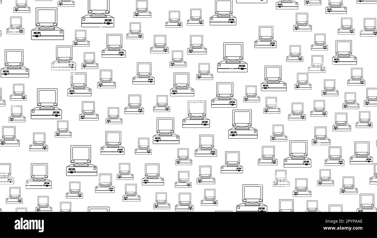 The texture pattern is seamless from old black and white retro hipster ...