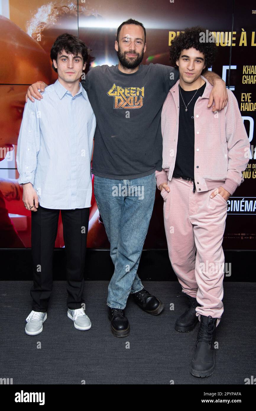 Paris, France. 04th May, 2023. Julien De Saint Jean, Zeno Graton and Khalil Ben Gharbia ...