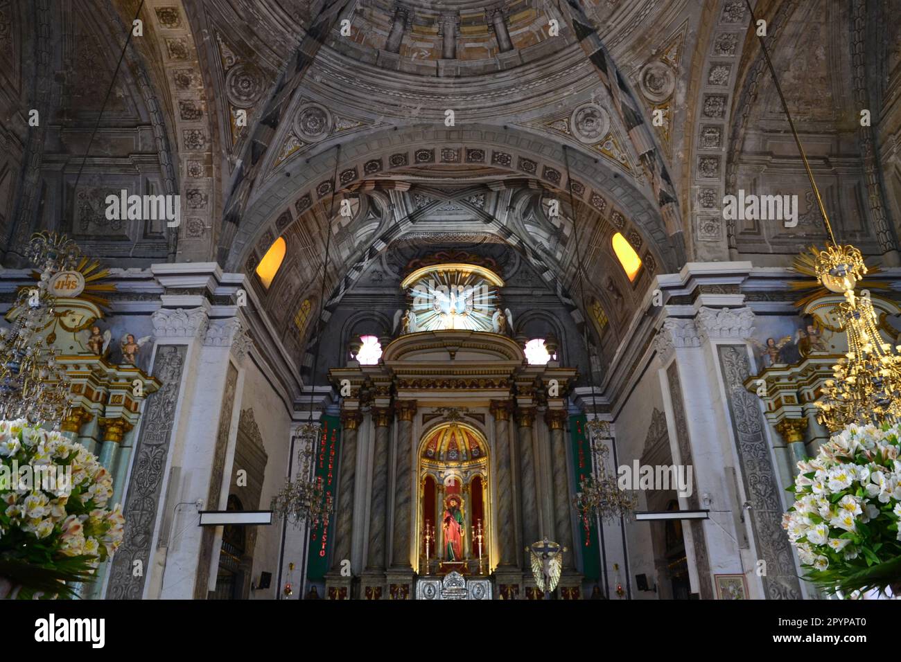 Philippines spanish colonial church hi-res stock photography and images ...