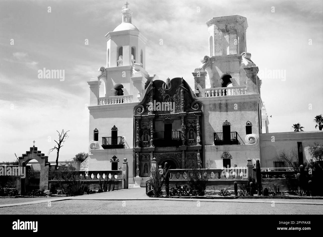 Spanish mission San Xavier del Bac started in 1692 by Spanish ...
