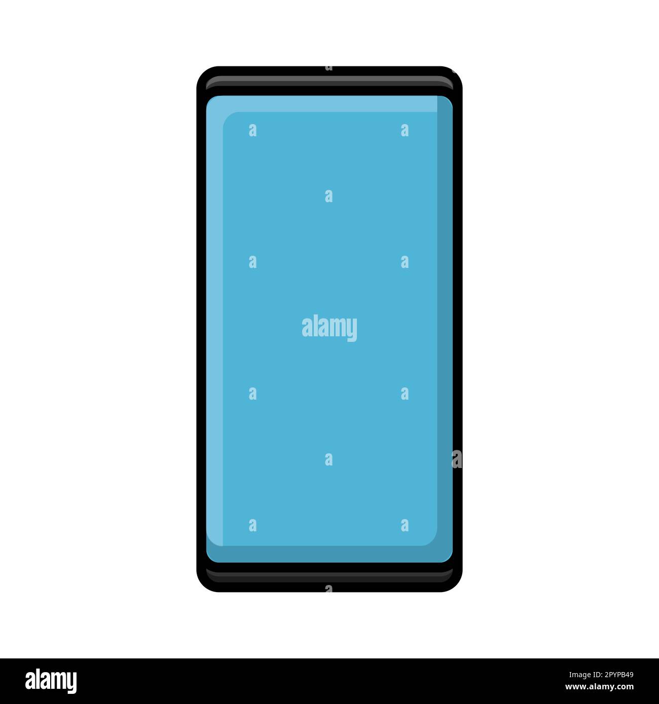 Vector illustration of a flat icon of a modern digital digital smart ...