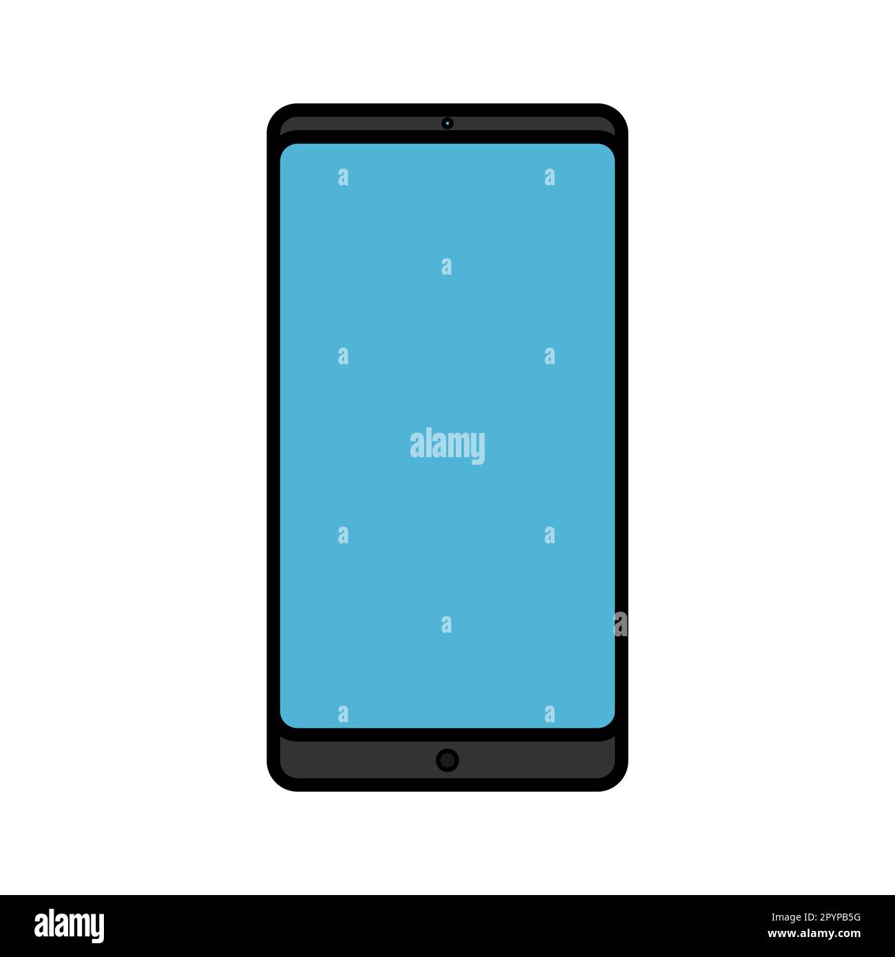 Vector illustration of a modern digital digital smart rectangular ...