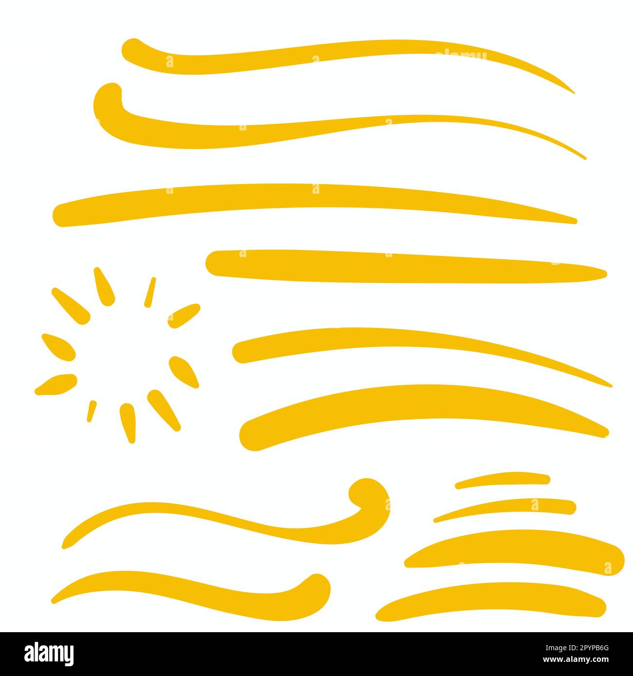 Yellow Swirls Swash Logo Ornament Design Stock Vector Image & Art - Alamy