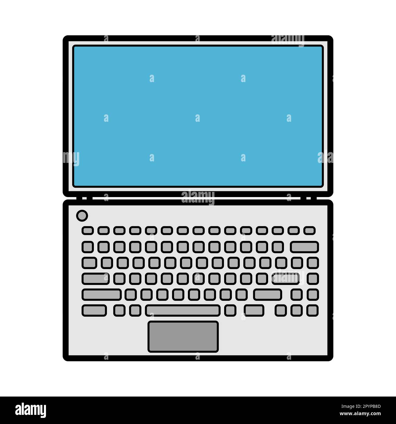 Vector illustration of white flat icon simple modern digital digital ...