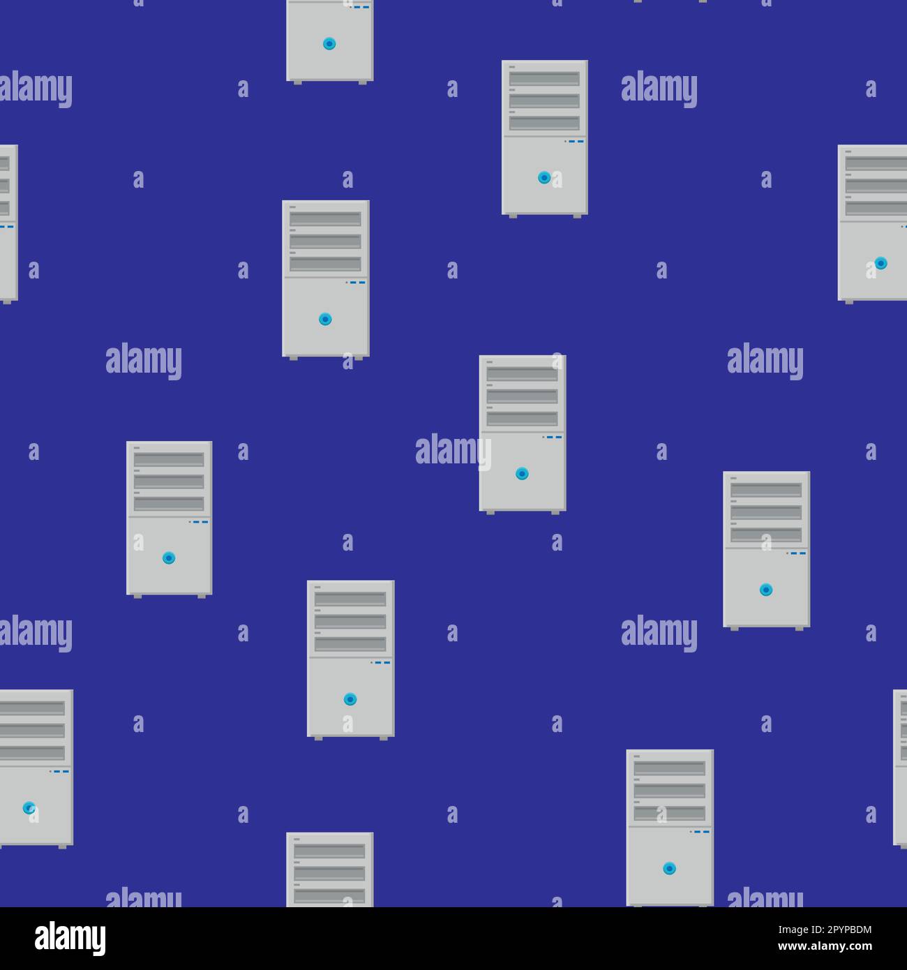 Seamless pattern, texture of modern powerful digital rectangular system ...