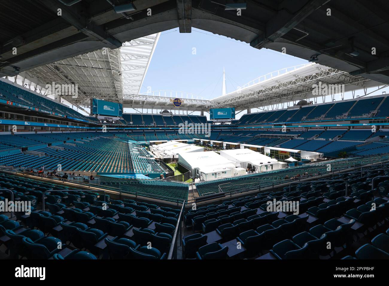 Miami, USA. 4th May, 2023. F1 Paddock inside Hard Rock Stadium, F1 ...
