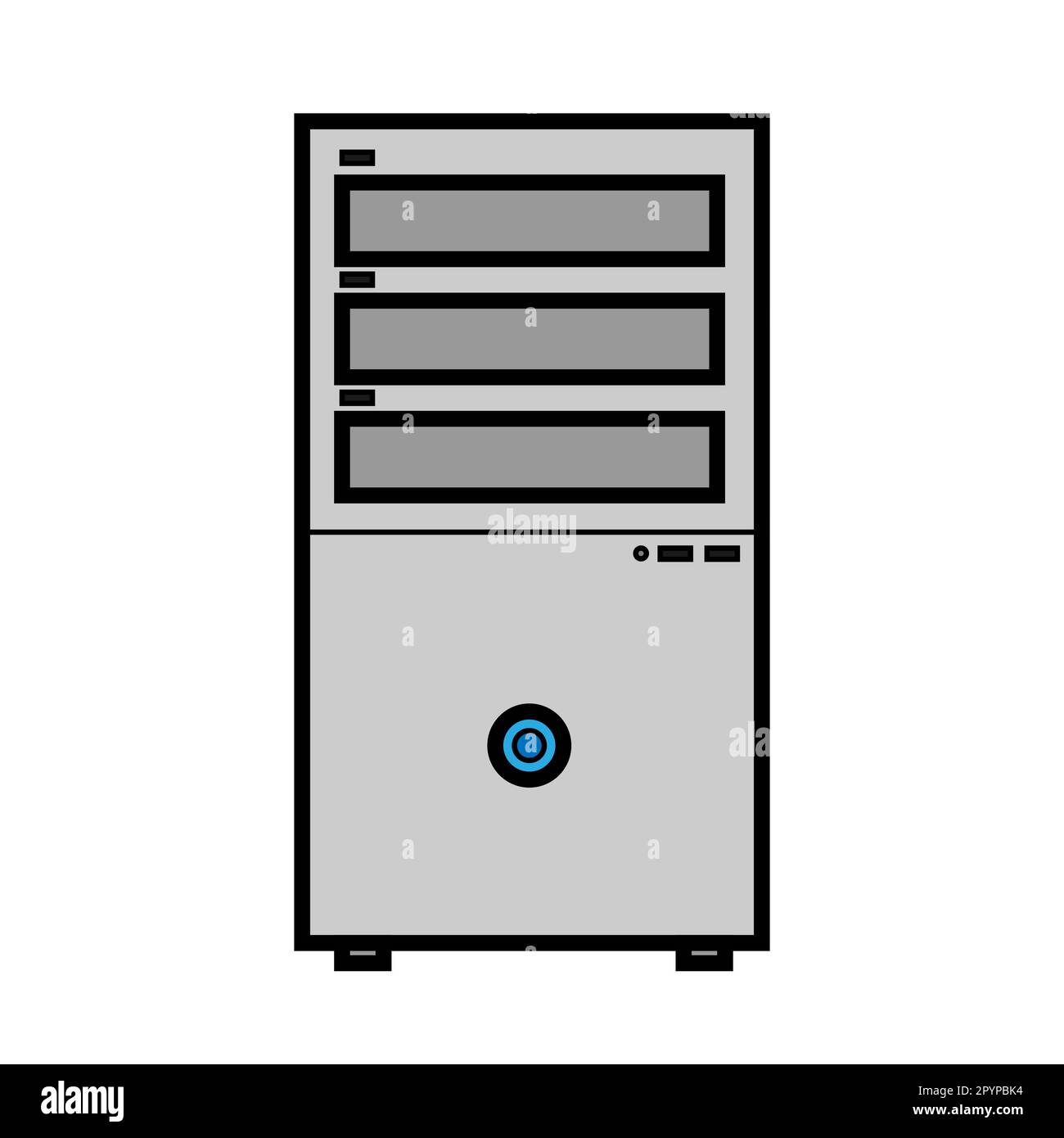 Vector illustration of white flat icon simple modern digital digital ...