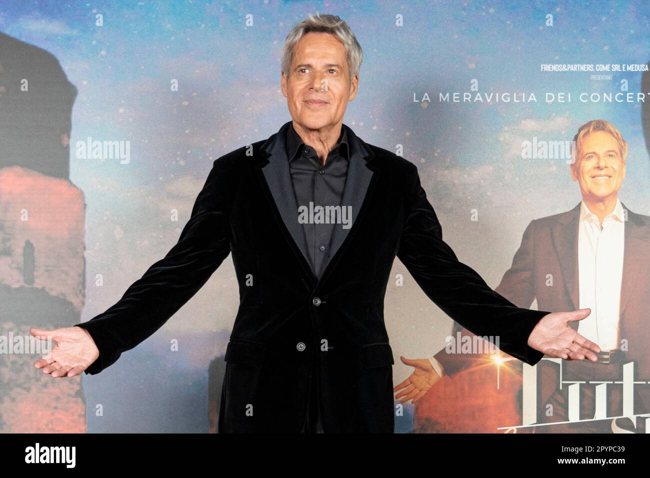 Rome, Italy. 04th May, 2023. The Italian singer Claudio Baglioni ...
