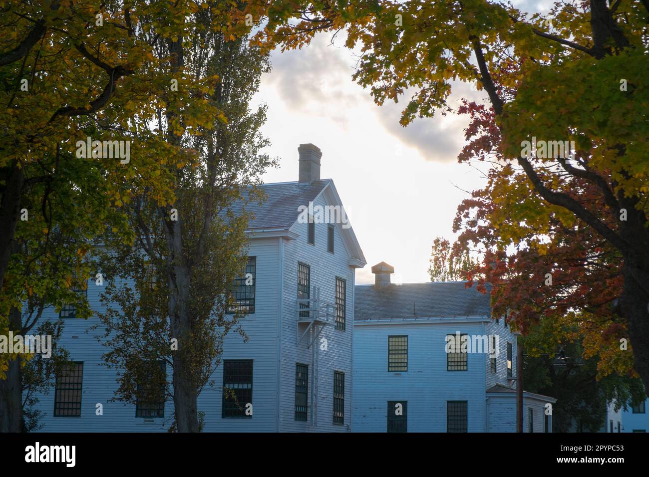Historic U.S. Army barracks at Fort Worden, Port Townsend, Washington ...