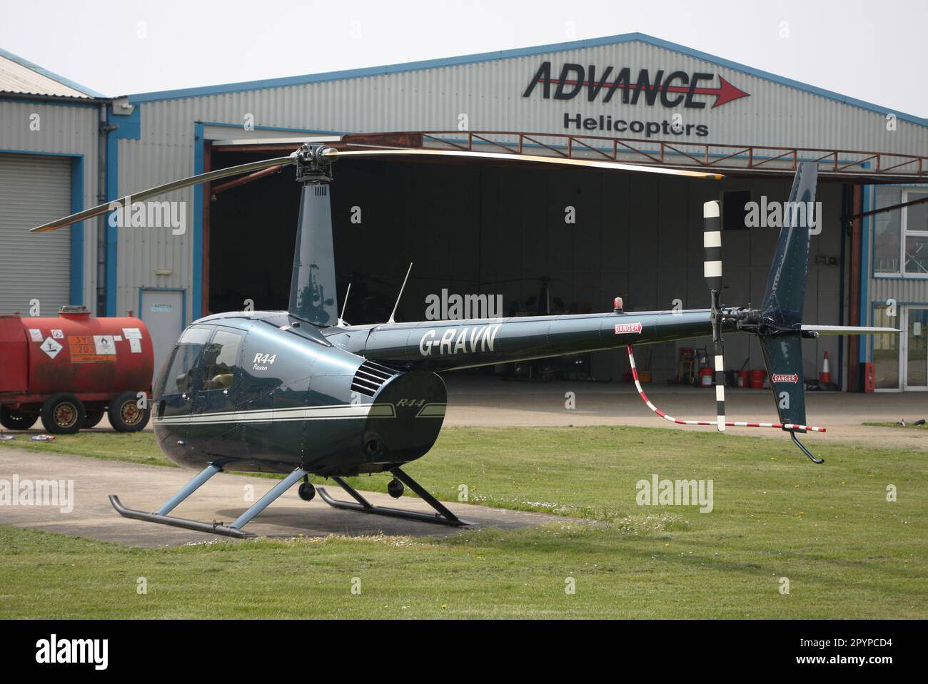 A Robinson R44 Raven helicopter at Brighton City Airport Stock Photo ...