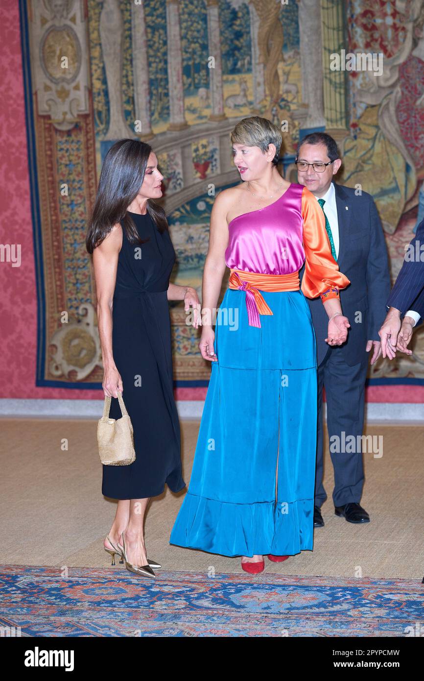 Madrid. Spain. 20230504, King Felipe VI of Spain, Queen Letizia of ...