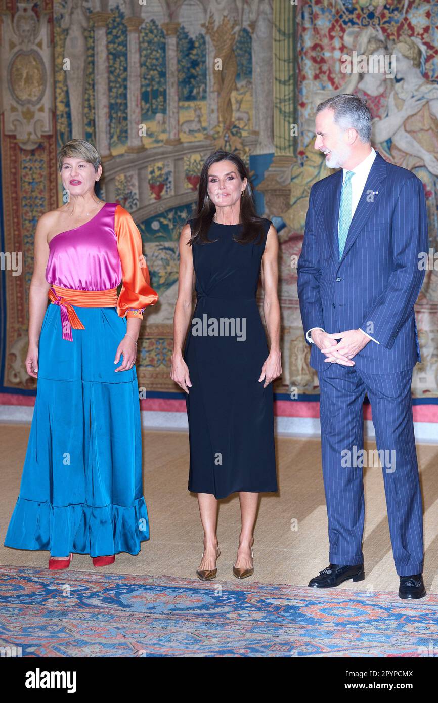 Madrid. Spain. 20230504, King Felipe VI of Spain, Queen Letizia of ...
