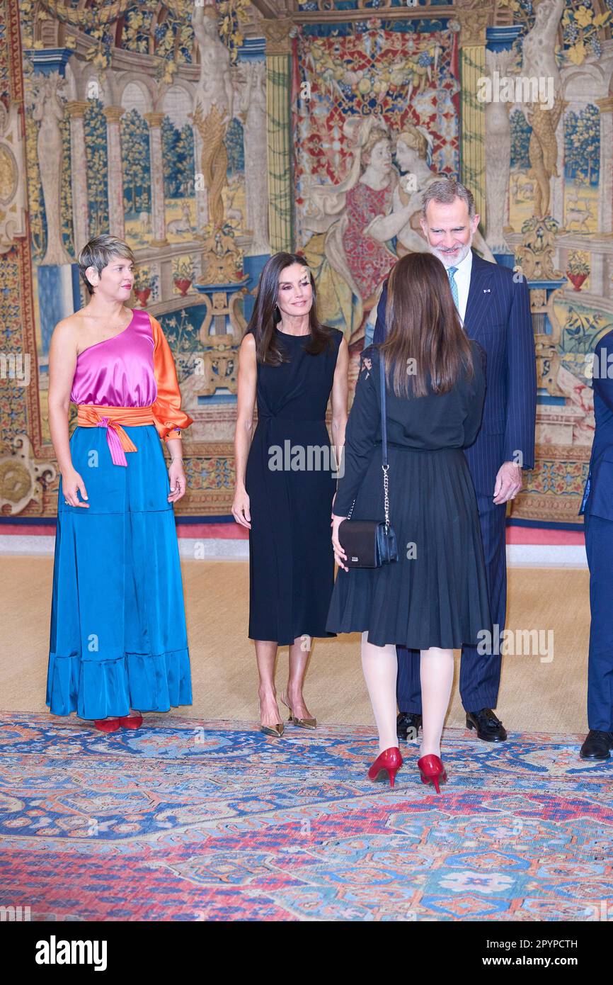 Madrid. Spain. 20230504, King Felipe VI of Spain, Queen Letizia of ...