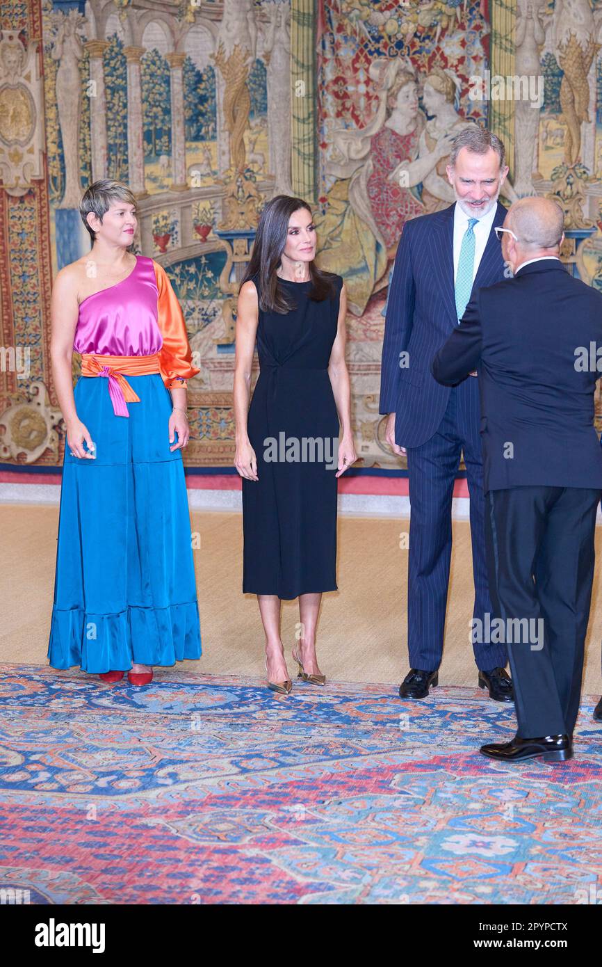 Madrid. Spain. 20230504, King Felipe VI of Spain, Queen Letizia of ...