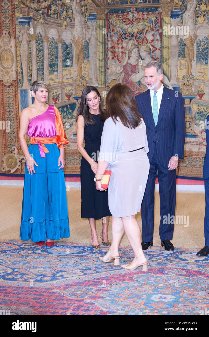 Madrid. Spain. 20230504, King Felipe VI of Spain, Queen Letizia of ...