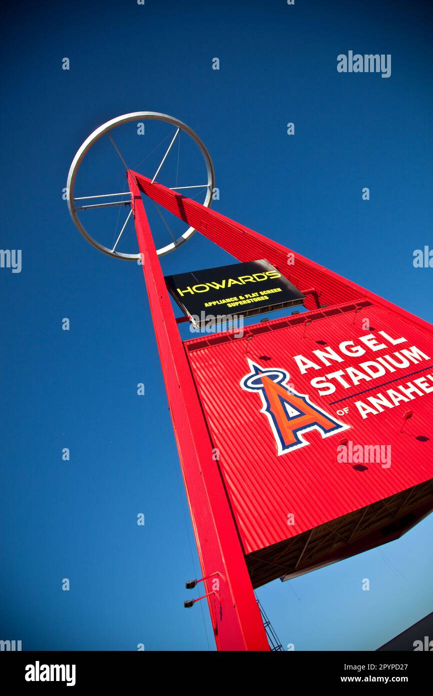 The Big A at Angel Stadium of Anaheim High Resolution Stock Photo-Image ...