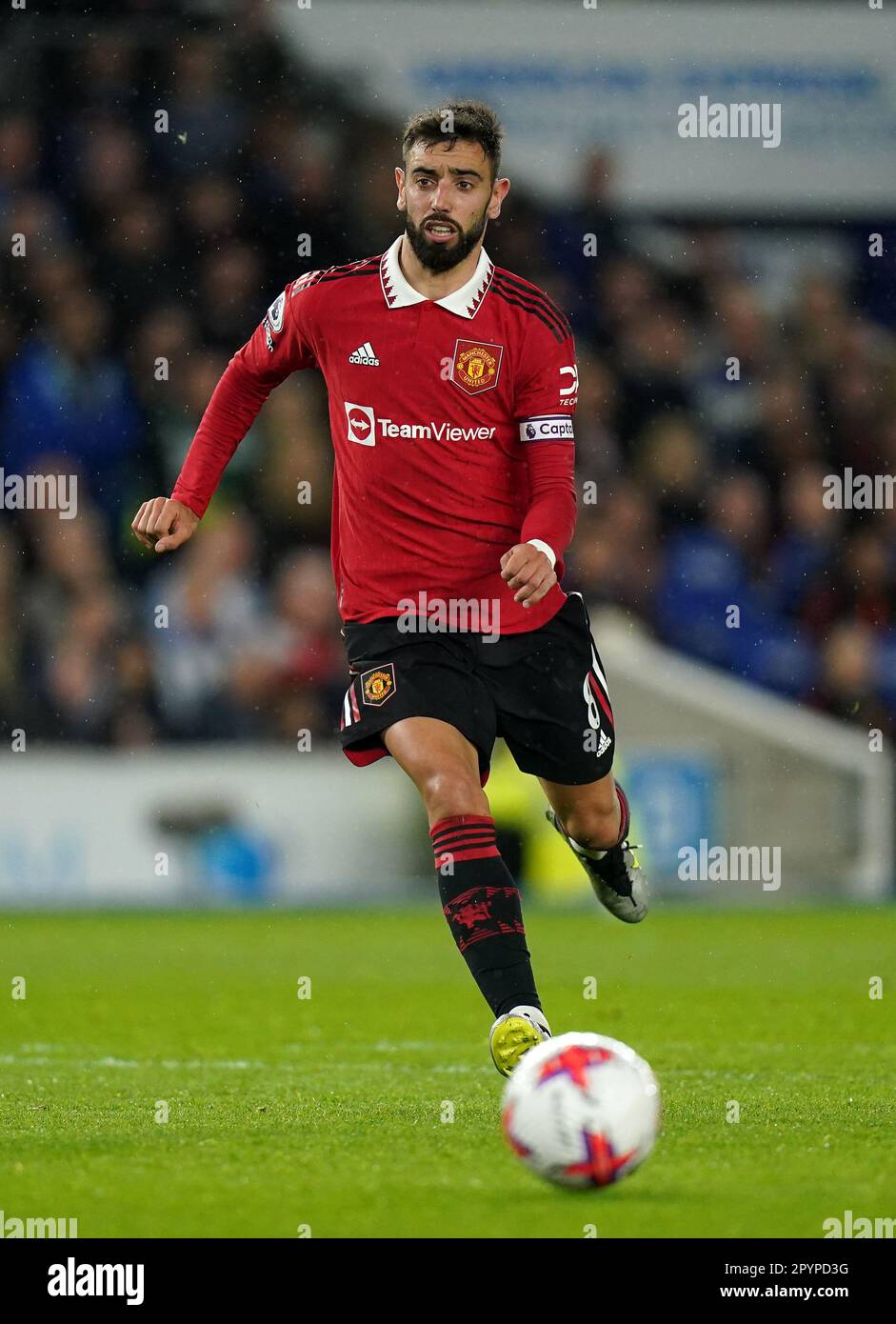 Manchester United's Bruno Fernandes during the Premier League match at ...