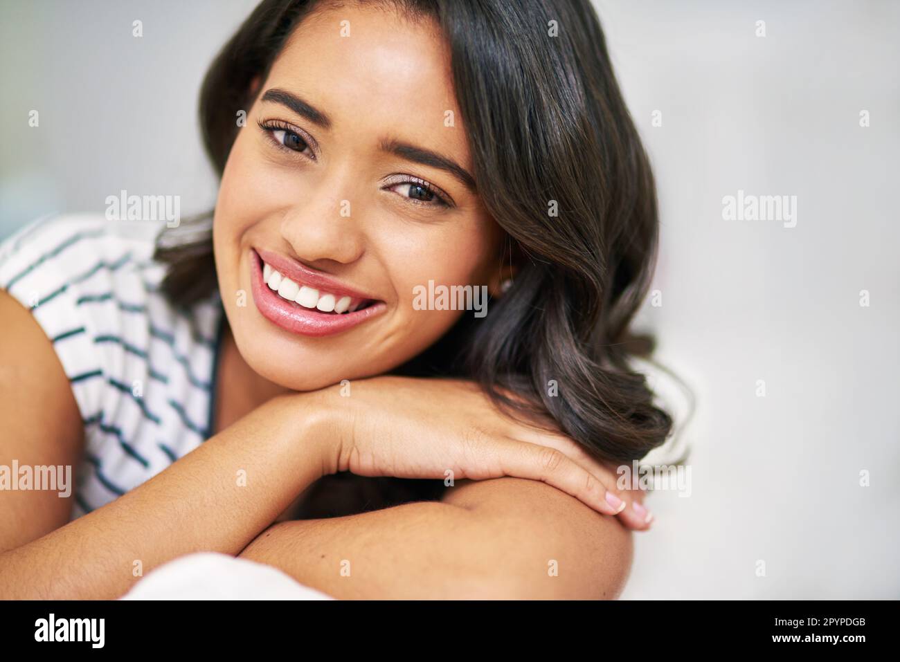 This is how I spend my weekends. Cropped portrait of a young woman ...