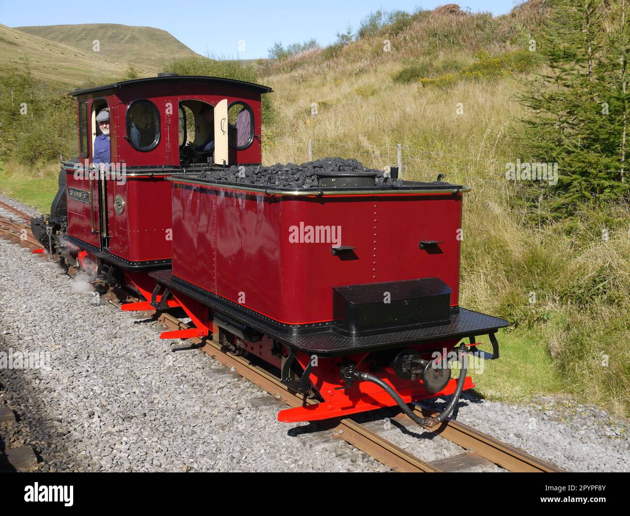 Brecon beacons steam train hi-res stock photography and images - Alamy