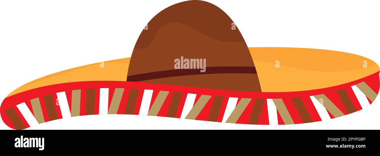 Isolated traditional mexcian hat Sombrero icon Vector Stock Vector ...