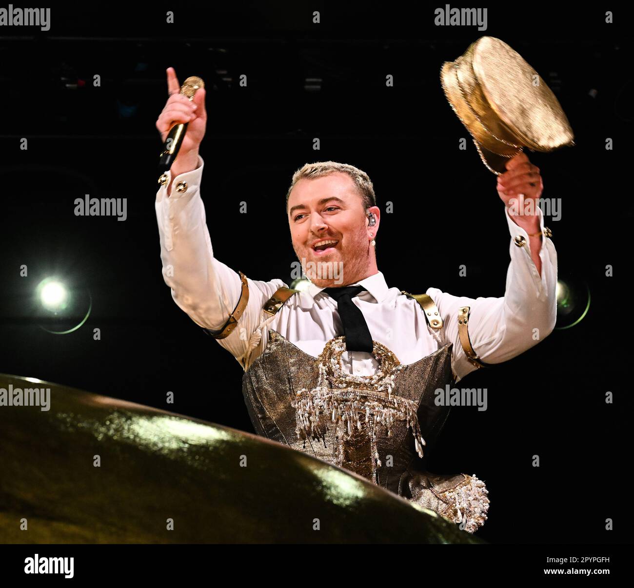 STOCKHOLM 20230504 Sam Smith uppträder i Avicci arena. Foto: Jonas ...