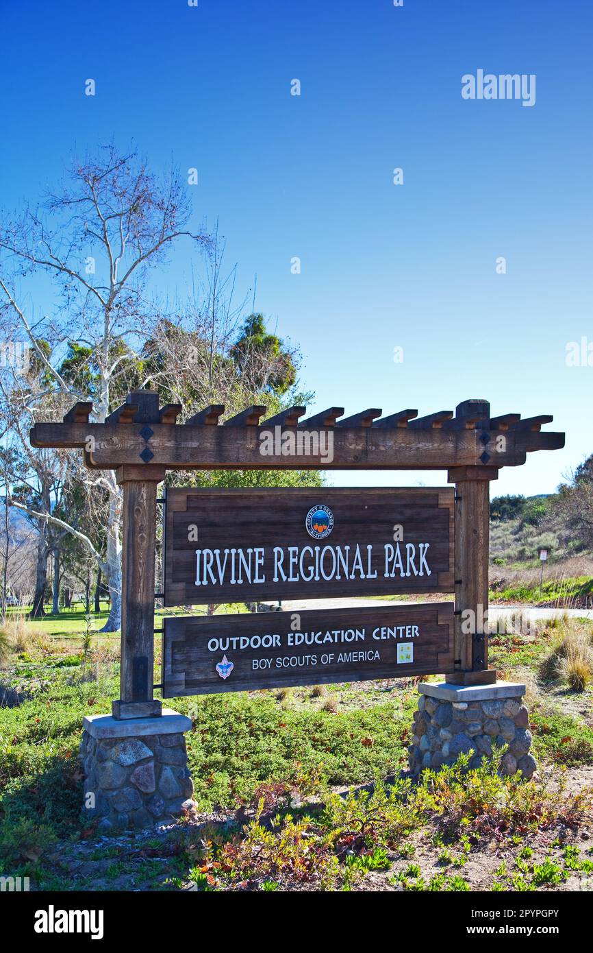 Irvine Regional Park, Outdoor Education Center Stock Photo - Alamy