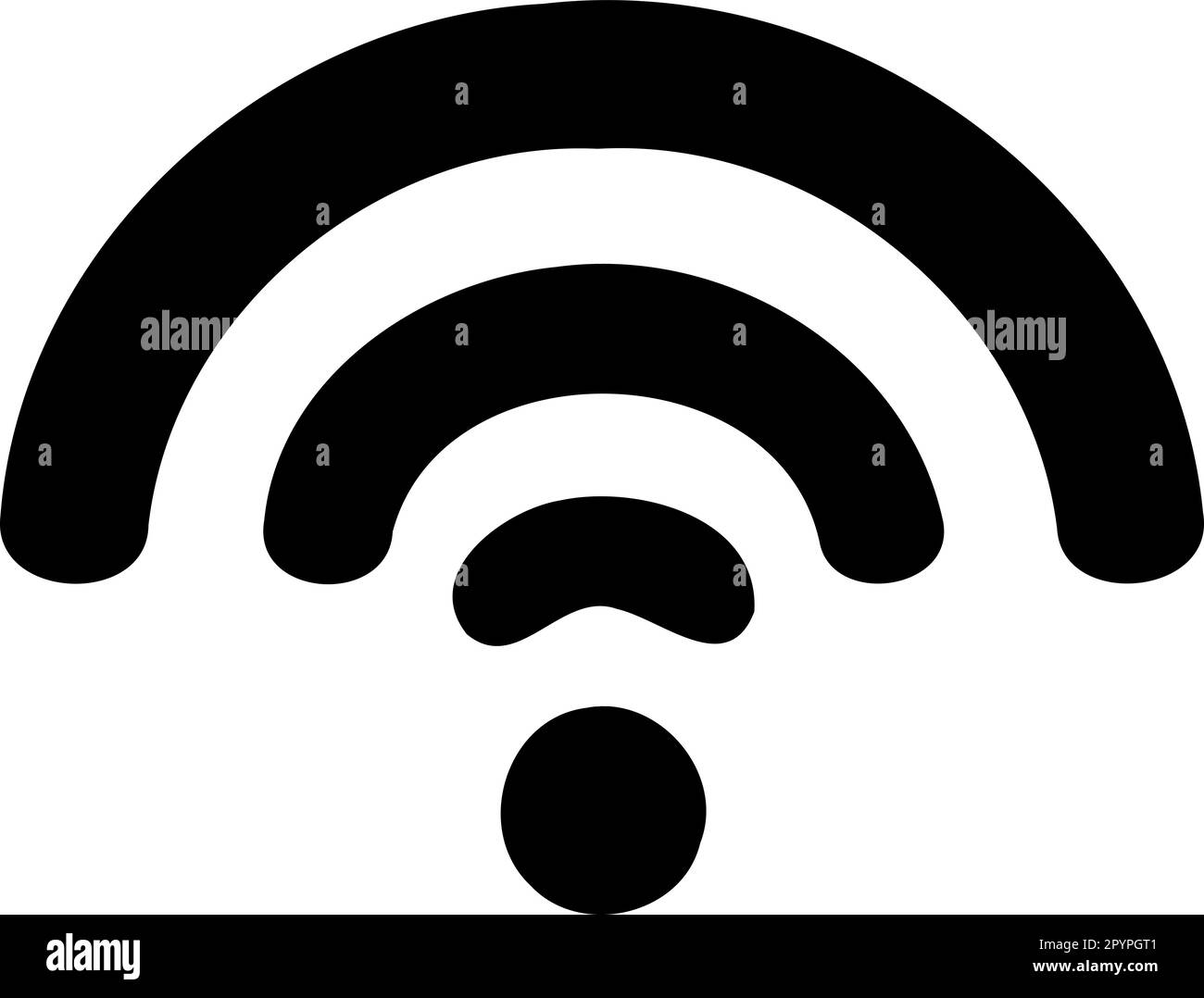 wireless internet wifi icon minimalistic vector illustration Stock ...