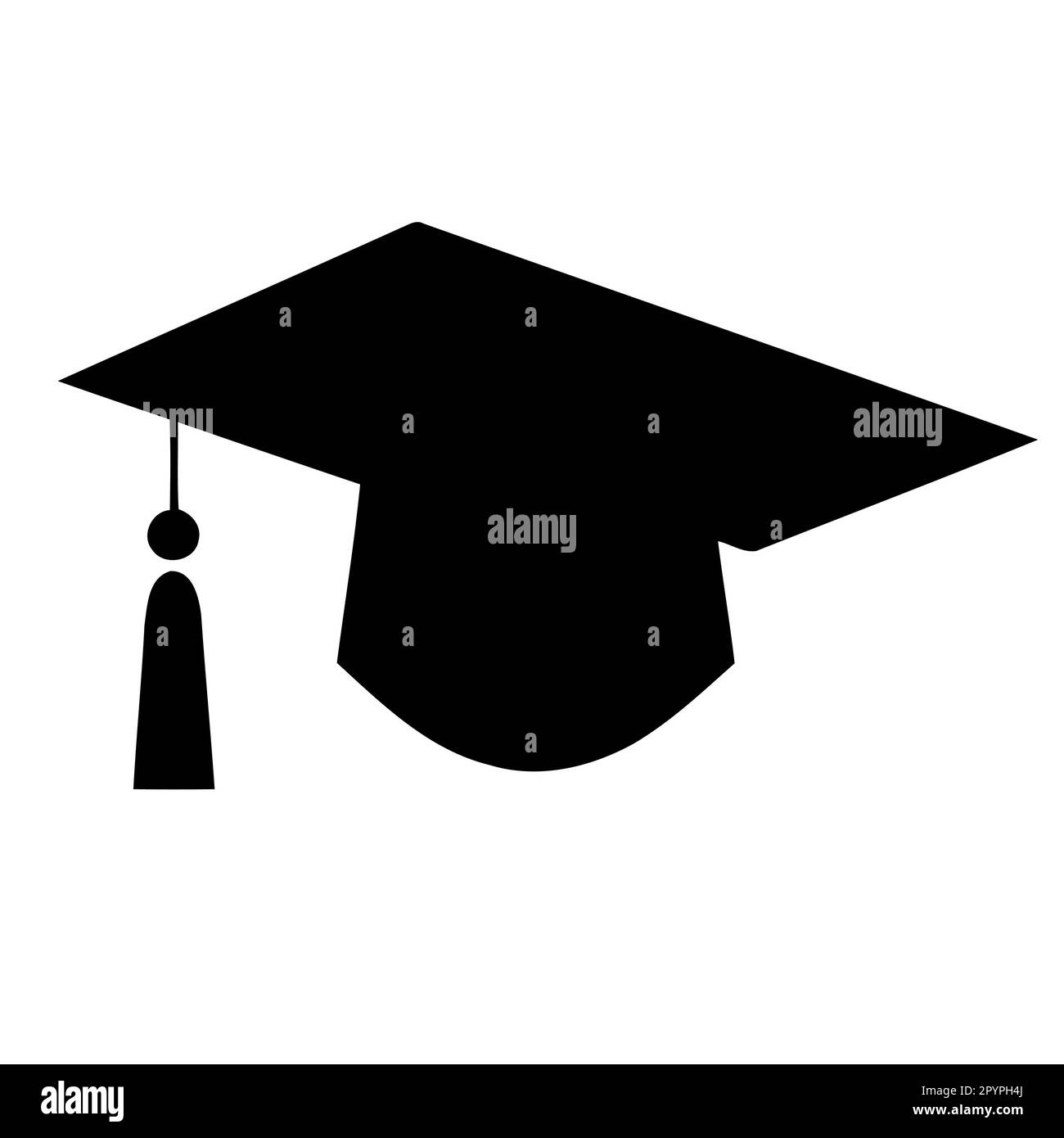 Graduation Hat Silhouette Vector