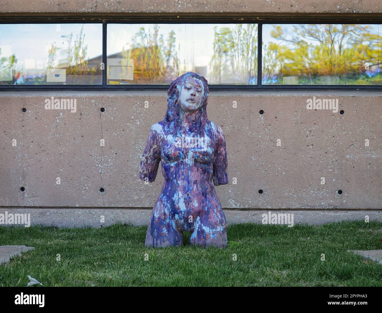 Kansas City, Missouri - April 29, 2023: Large Sculpture of a Woman at ...