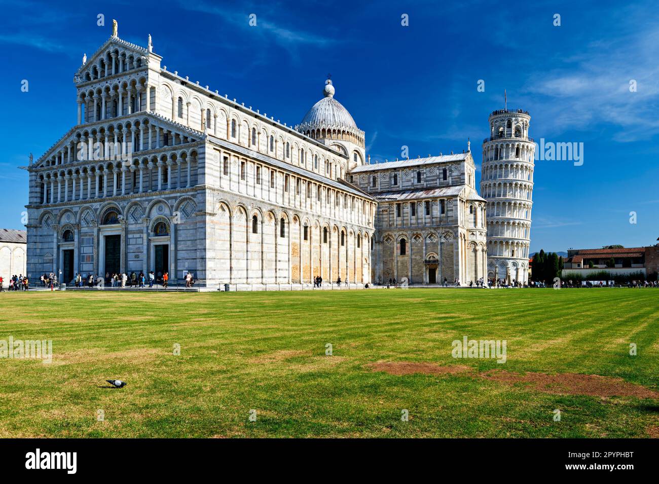 Pisa Tuscany Italy. Piazza dei Miracoli (Square of Miracles). The ...