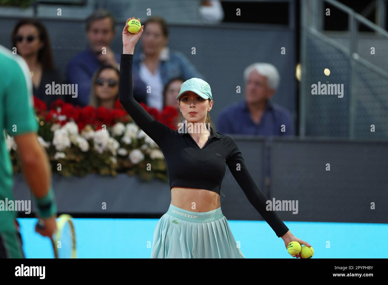 Madrid, Espagne. 04th May, 2023. Ballgirl during the Mutua Madrid Open ...