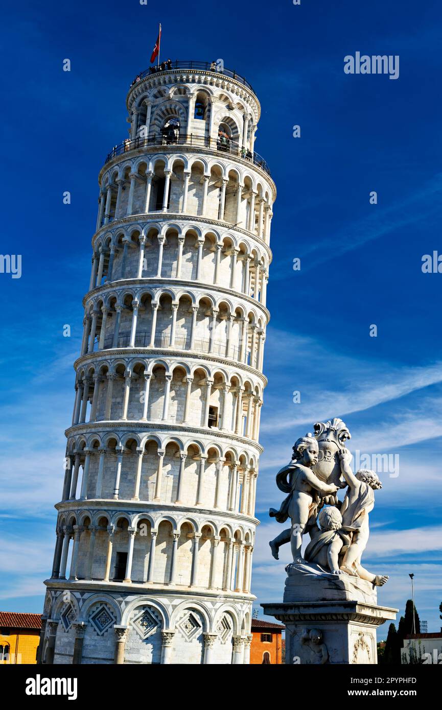 Pisa Tuscany Italy. Piazza dei Miracoli (Square of Miracles). The ...