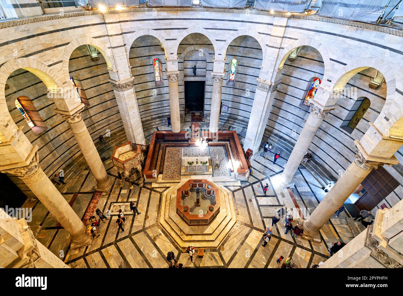Pisa Tuscany Italy. Piazza dei Miracoli (Square of Miracles). The ...