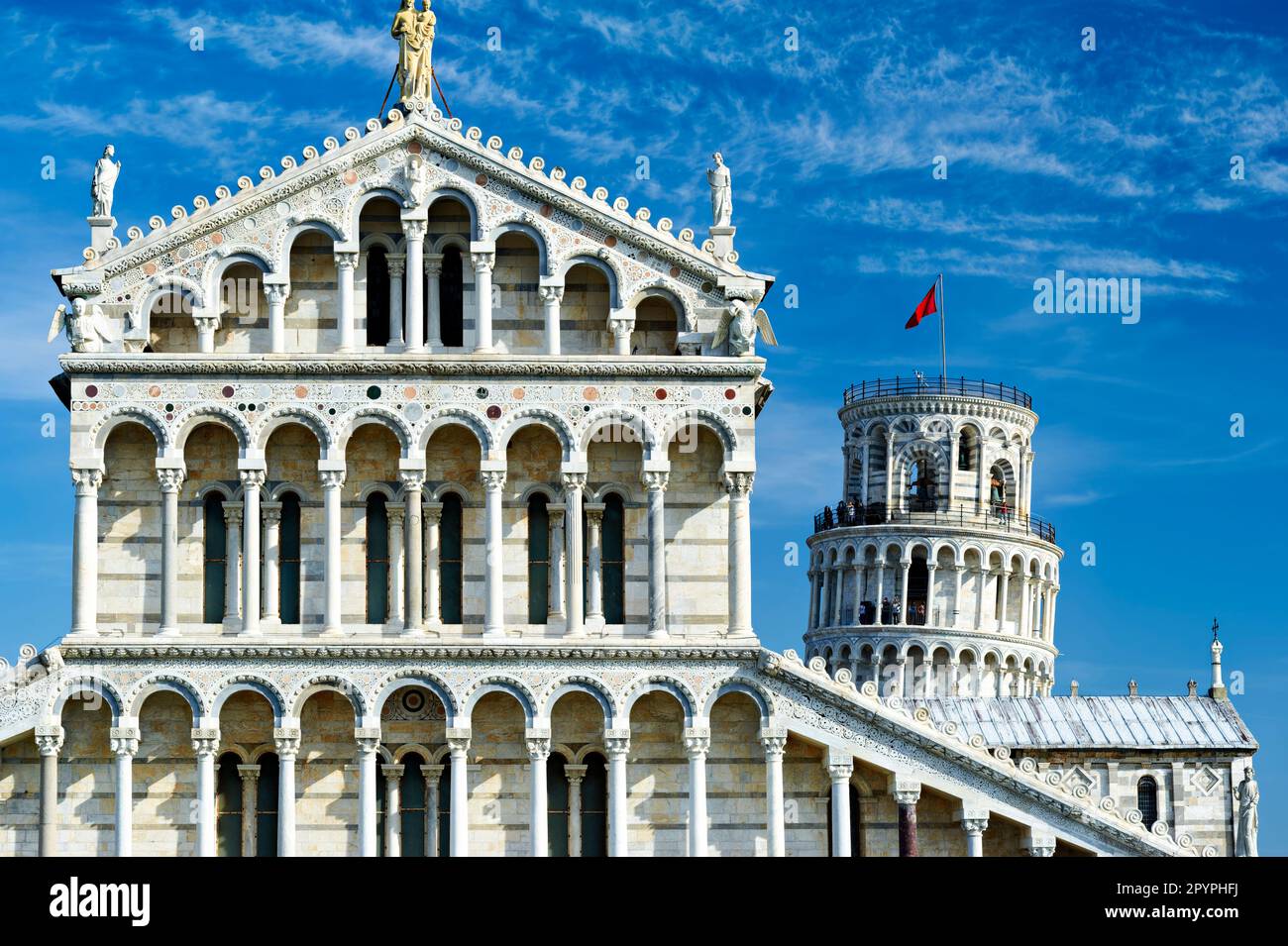Pisa Tuscany Italy. Piazza dei Miracoli (Square of Miracles). The ...