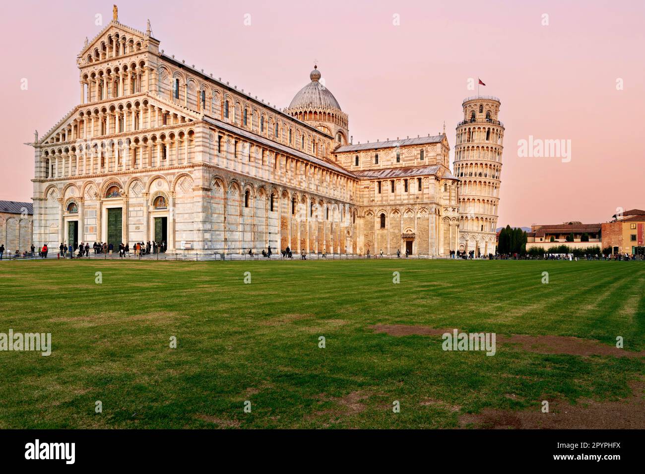 Leaning tower of pisa sunset hi-res stock photography and images - Alamy