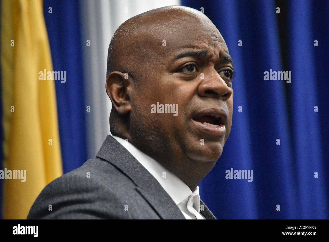 Mayor of Newark Ras Baraka expresses shock and frustration after a ...