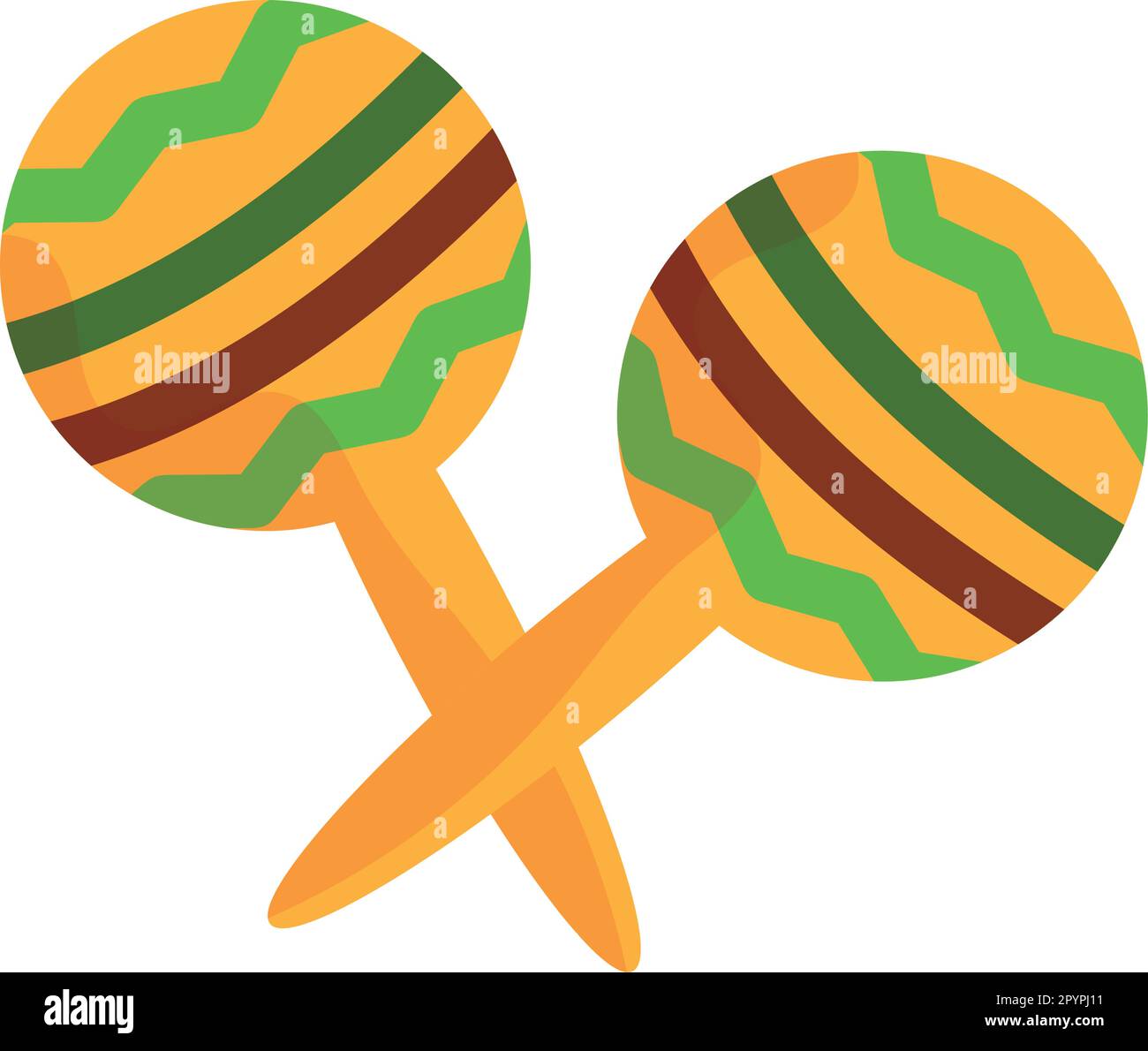 Maracas musical instrument icon cartoon Cut Out Stock Images & Pictures ...