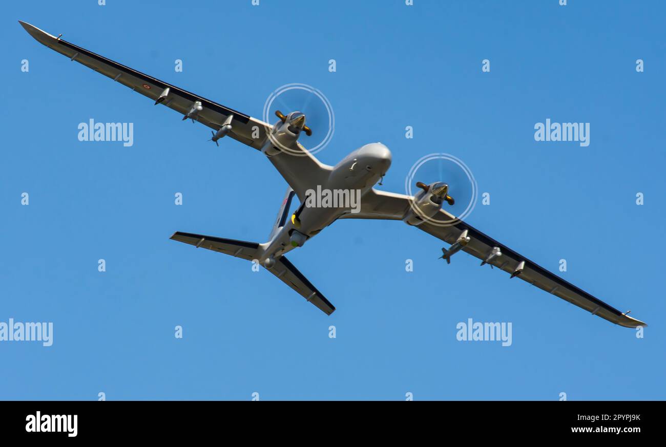 Baykar Bayraktar AKINCI loaded with roketsan and Mam-l and Mam-C ...