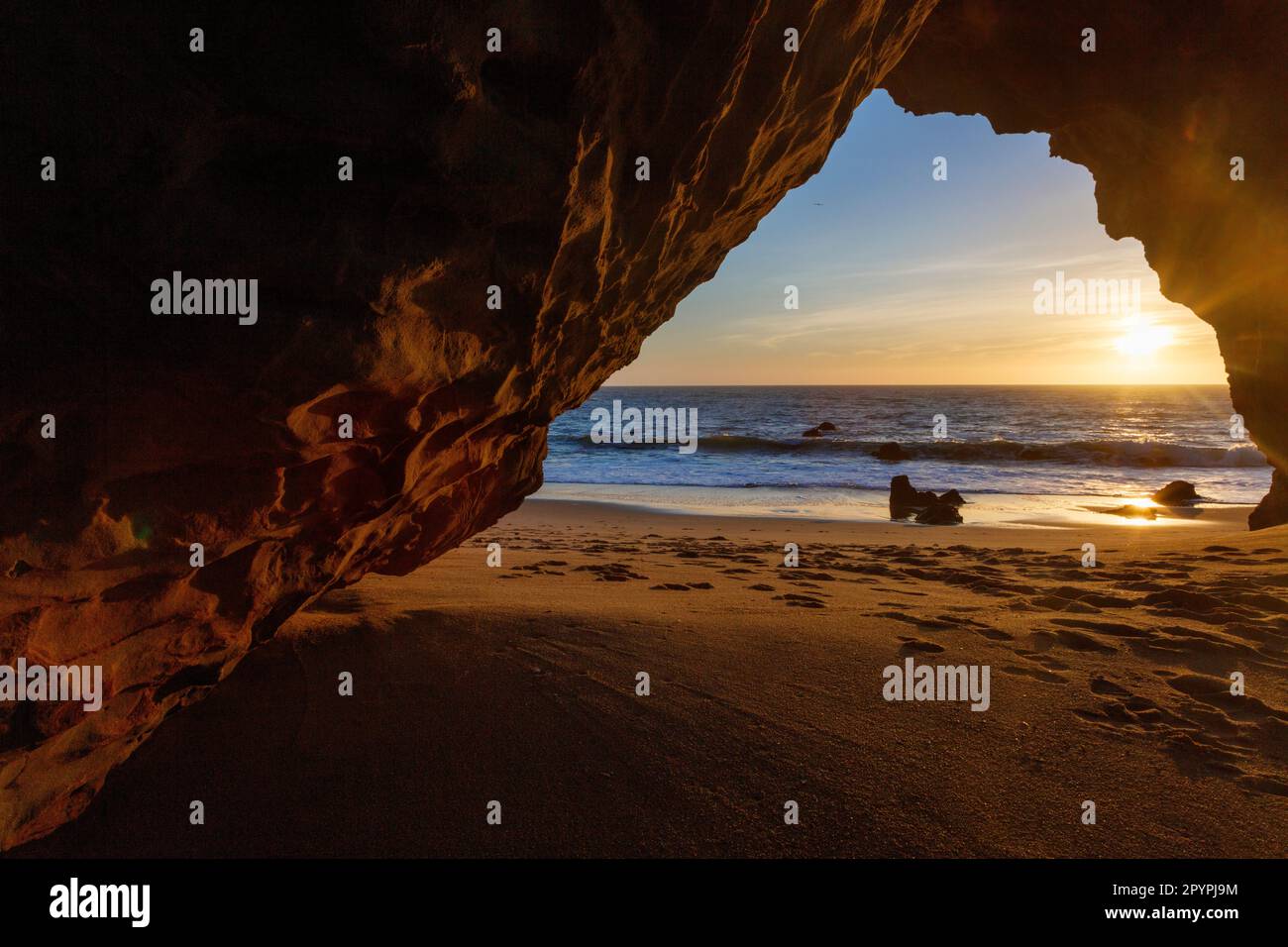 Panther Beach, also known as hole in the wall beach is located near ...