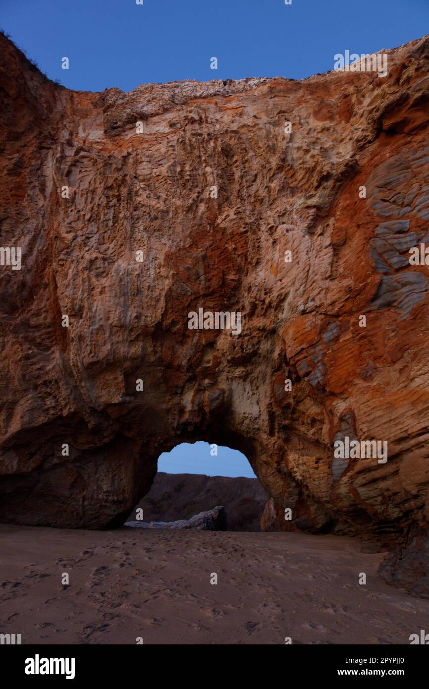 Panther Beach, also known as hole in the wall beach is located near ...