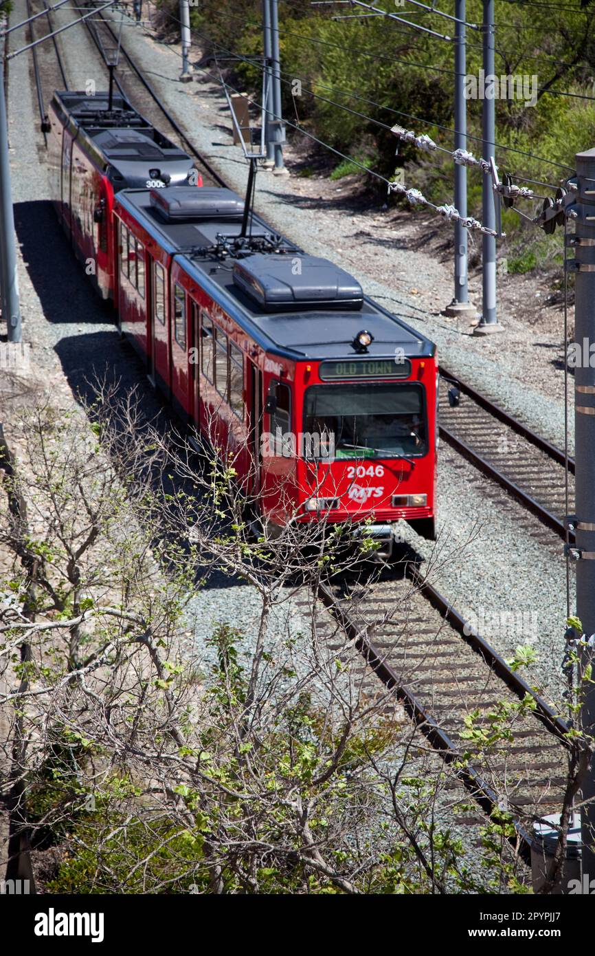 San Diego Metropolitan Transit System Stock Photo - Alamy