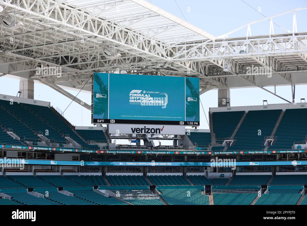 illustration, miami dolphins stadium during the Formula 1 Crypto.com ...