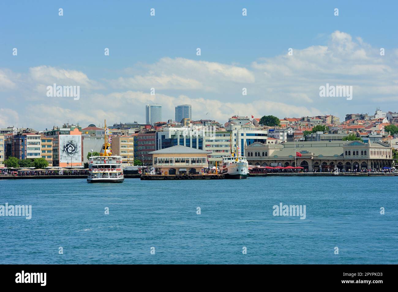 the Karakoy ferry port in istanbul turkey Stock Photo - Alamy