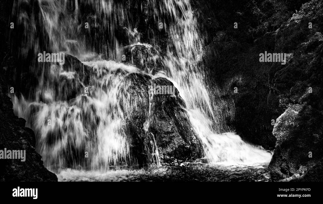 Big Burn waterfall, Golspie Stock Photo - Alamy